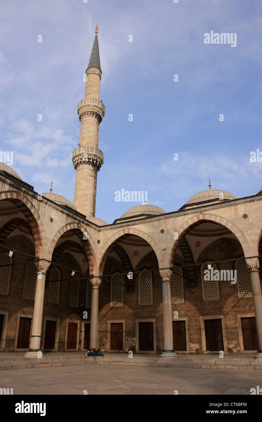Vaulted arcade blue mosque istanbul hi-res stock photography and images ...