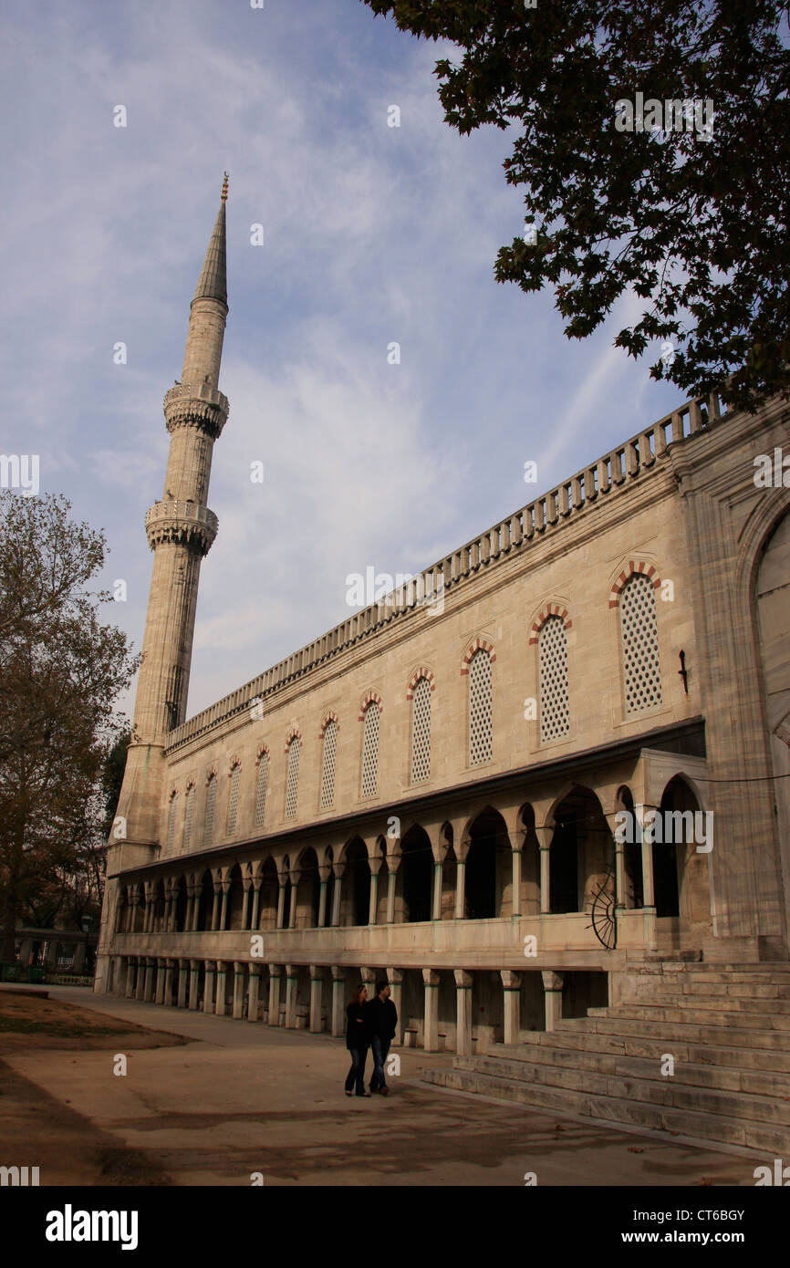 Exterior of Sultan Ahmed Mosque, Sultanahmet, Istanbul, Turkey Stock ...