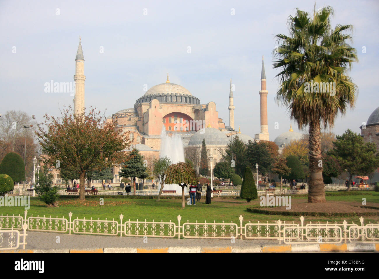 Hagia Sophia and Sultanahmet square, Istanbul, Turkey Stock Photo - Alamy