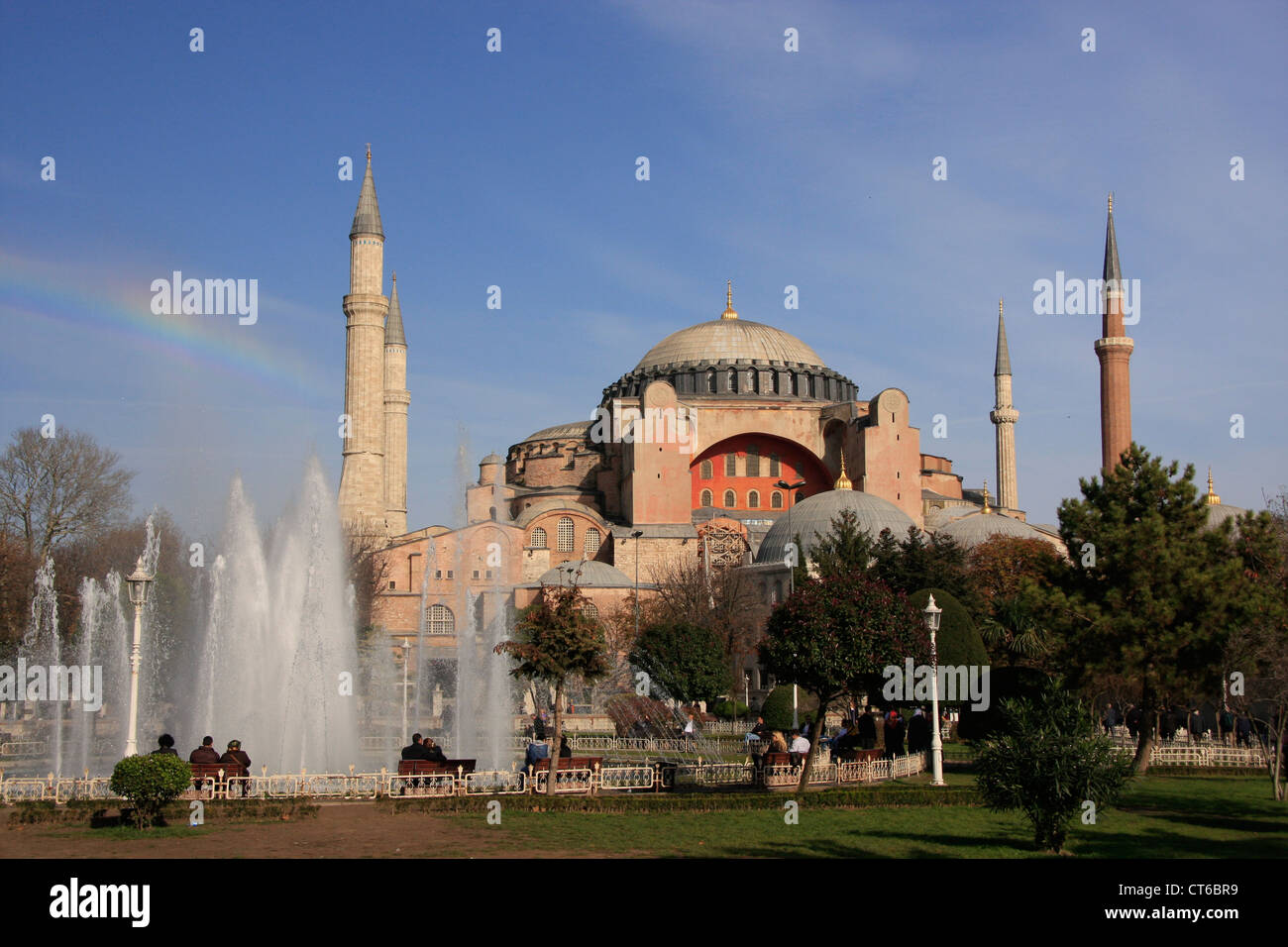 Hagia Sophia and Sultanahmet square, Istanbul, Turkey Stock Photo - Alamy