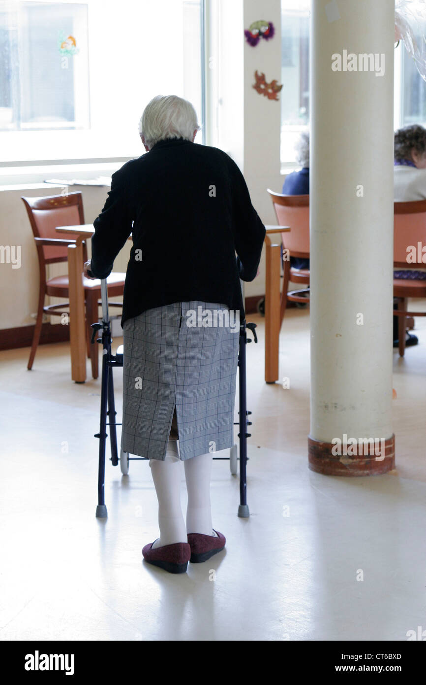WALKER FOR ELDERLY PERSON Stock Photo - Alamy