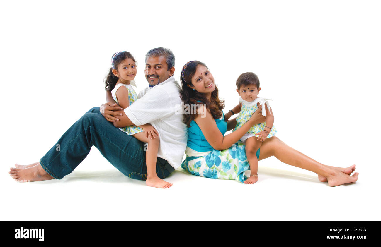 indian asian family having fun Stock Photo - Alamy