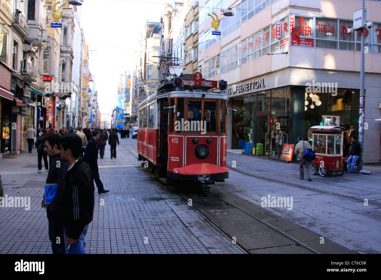 Street scene, Galata district, Istanbul, Turkey Stock Photo - Alamy
