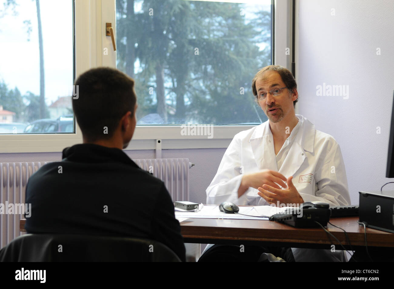 UROLOGY CONSULTATION MAN Stock Photo - Alamy