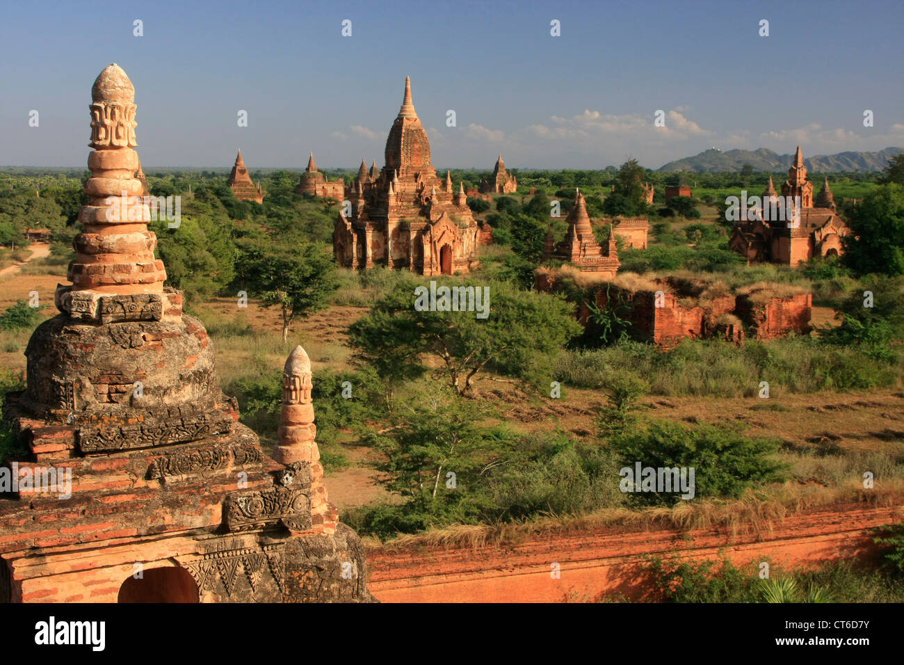 Temples of Bagan, Bagan Archaeological Zone, Mandalay region, Myanmar ...