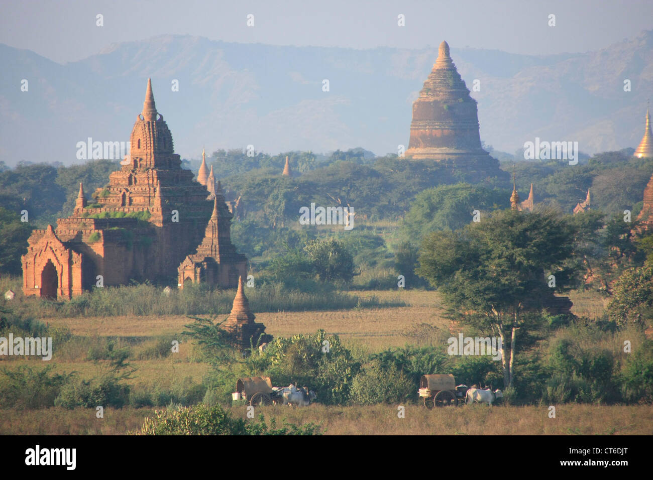 Plains of Bagan, Bagan Archaeological Zone, Mandalay region, Myanmar ...
