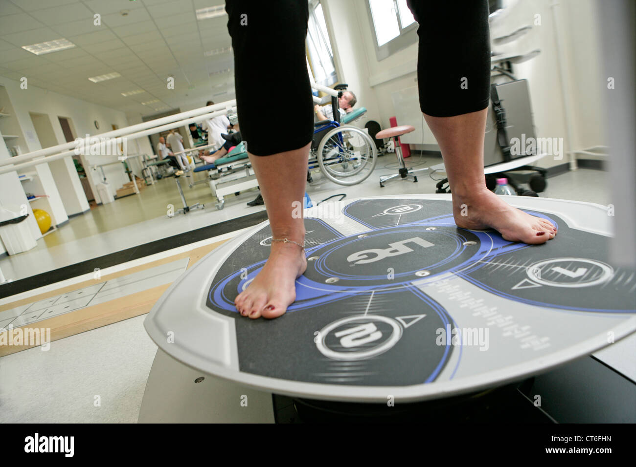 Woman lifting up feet hi-res stock photography and images - Alamy