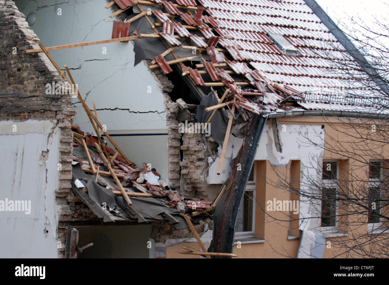 Destroyed House, Berlin Stock Photo - Alamy
