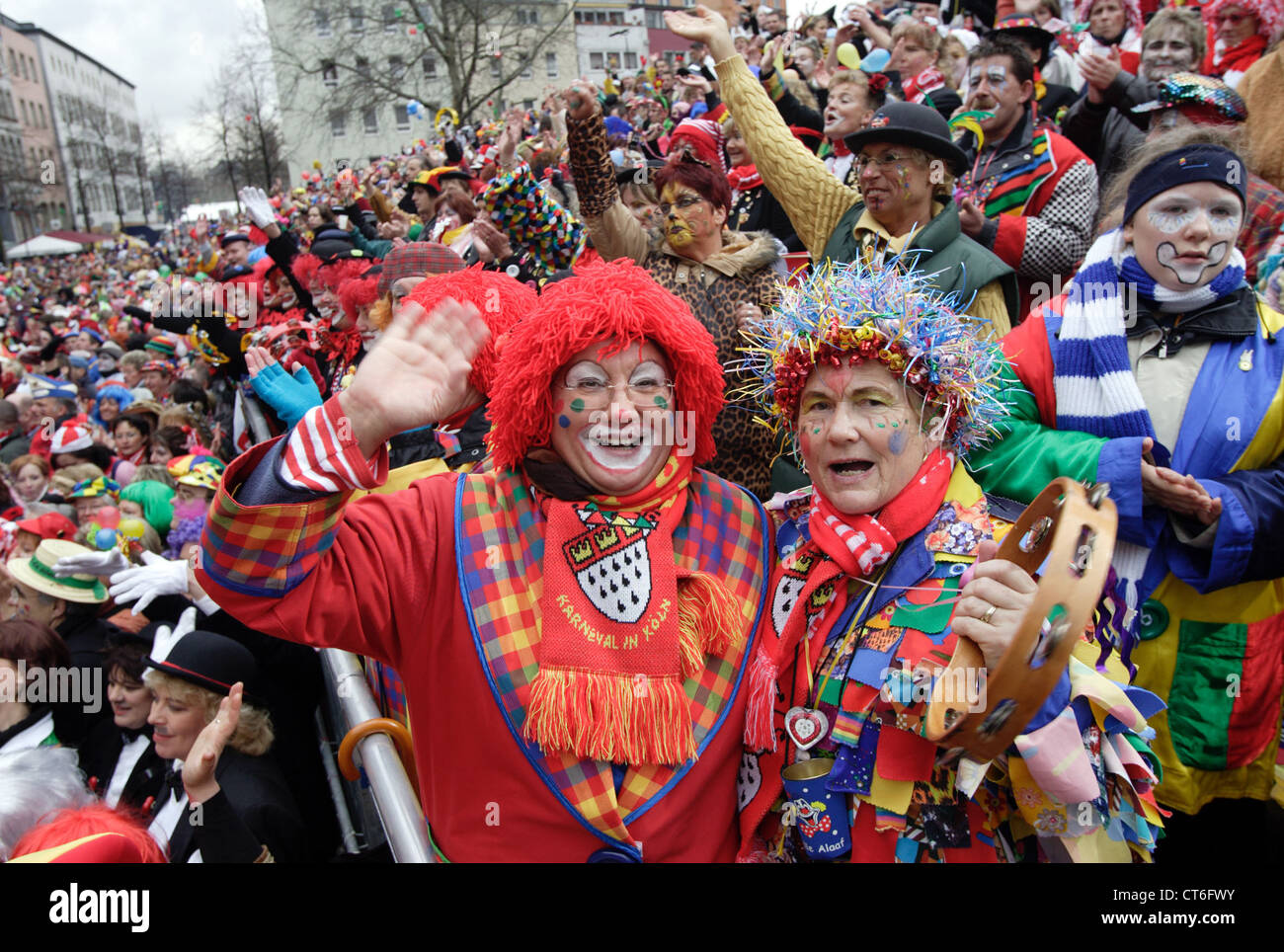 Clowns at the cologne carnival hi-res stock photography and images - Alamy