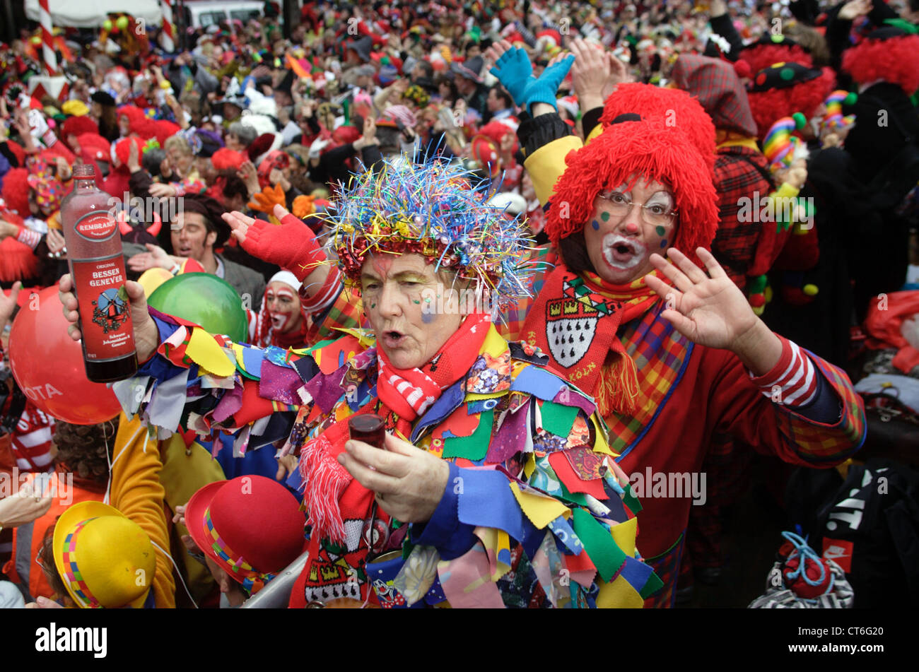 Clowns at the cologne carnival hi-res stock photography and images - Alamy