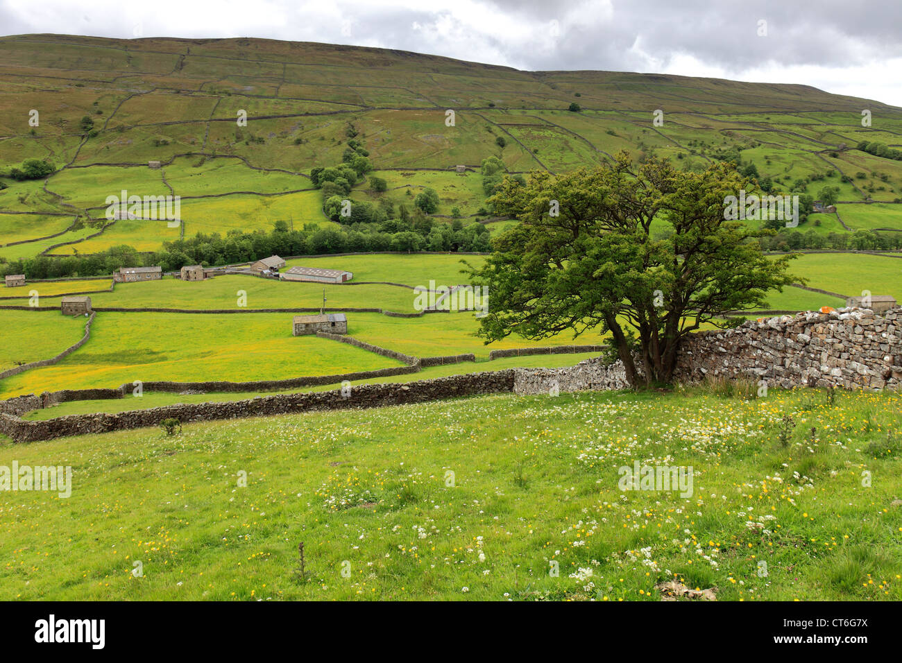 Attractive village of gunnerside hi-res stock photography and images ...