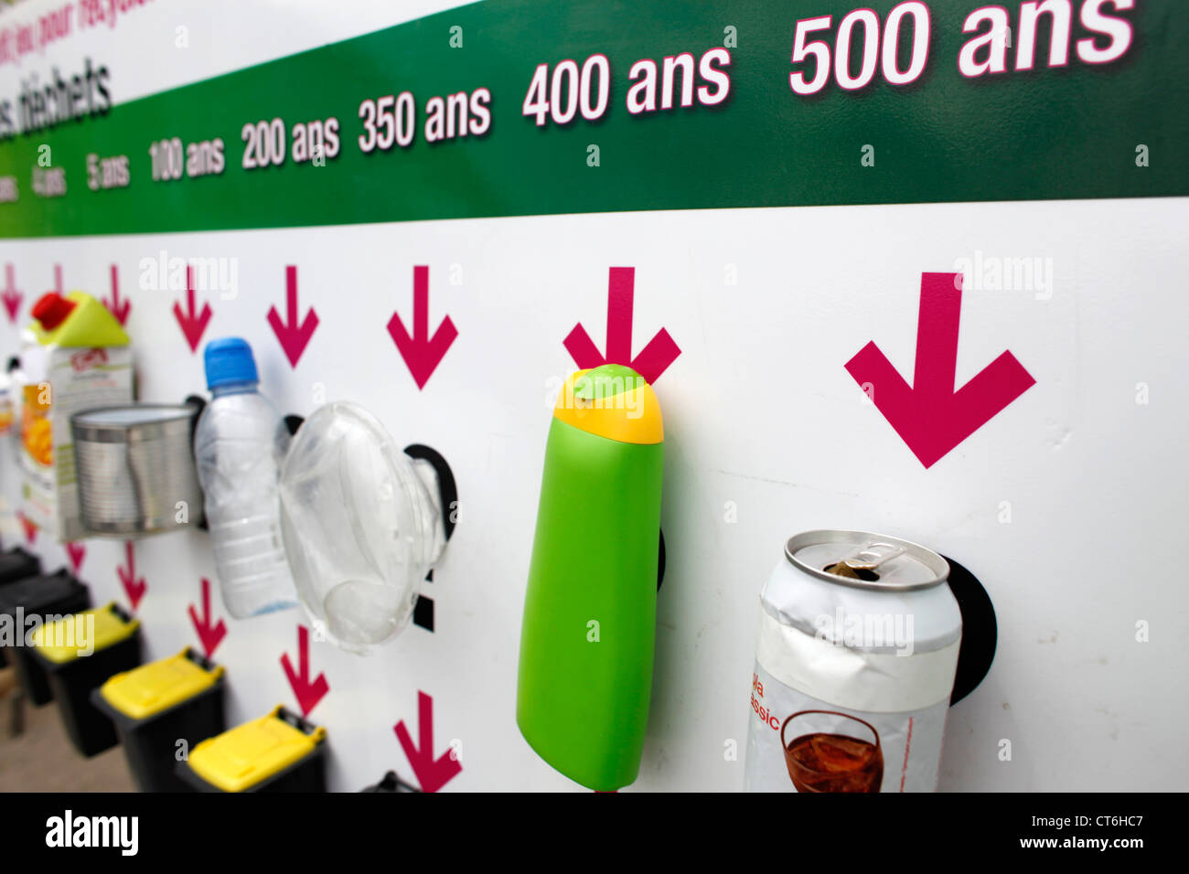 Recycling awareness raising campaign Stock Photo - Alamy