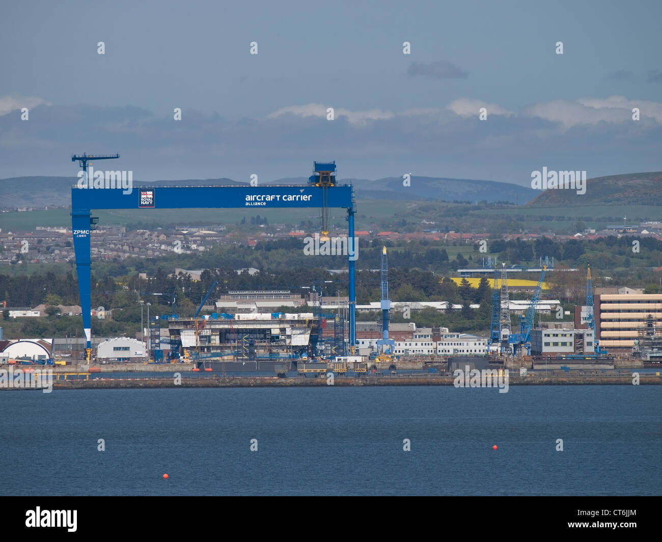 Rosyth Dockyard Fife Scotland Stock Photo - Alamy