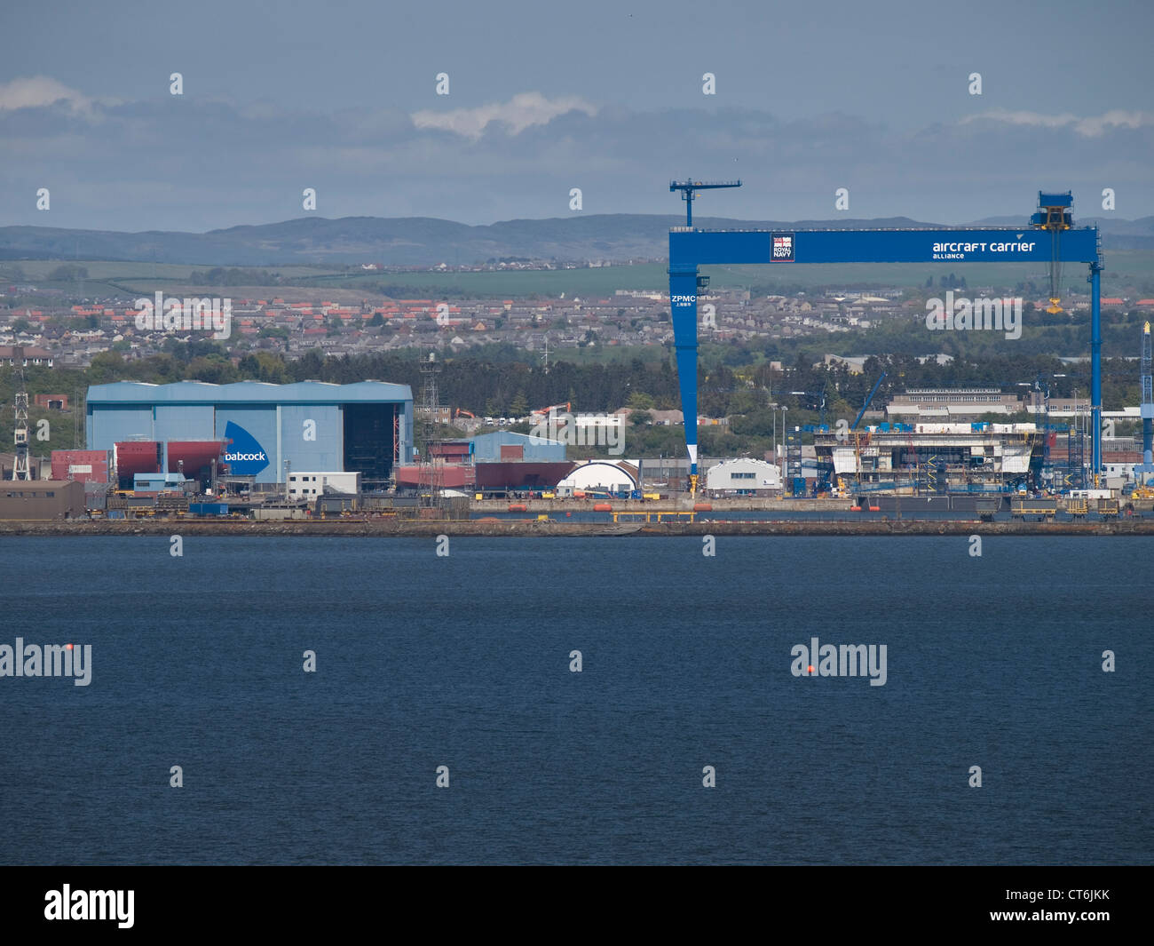 Rosyth Dockyard Fife Scotland Stock Photo - Alamy