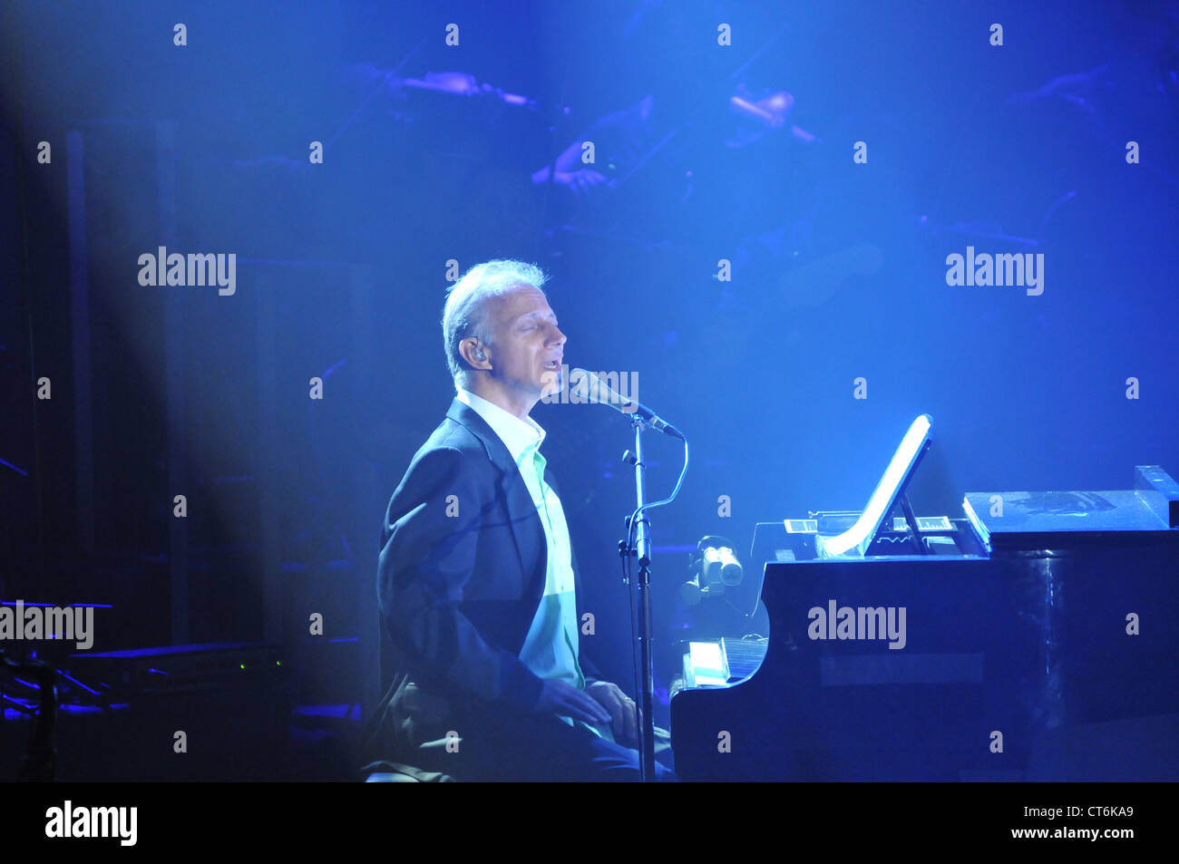 Matti Caspi an Israeli singer and songwriter during a joint performance ...