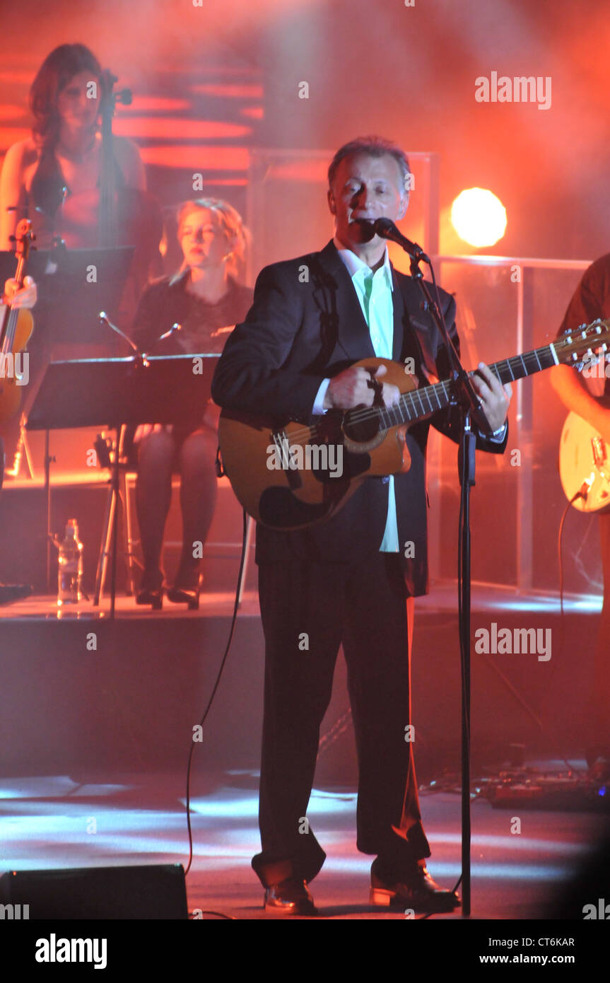 Matti Caspi an Israeli singer and songwriter during a joint performance ...