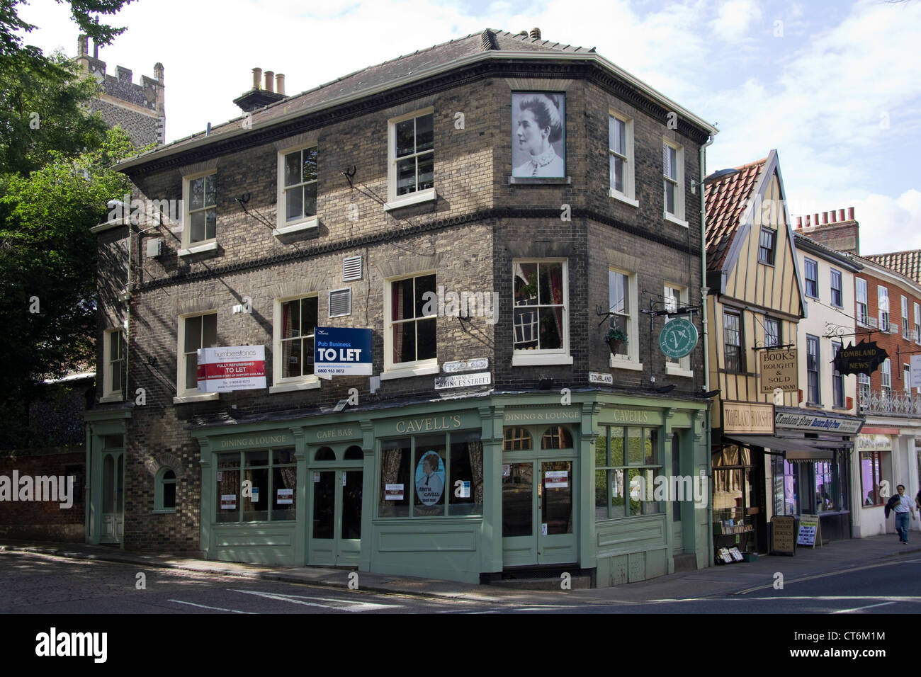 Corner house in Norwich England UK Stock Photo - Alamy