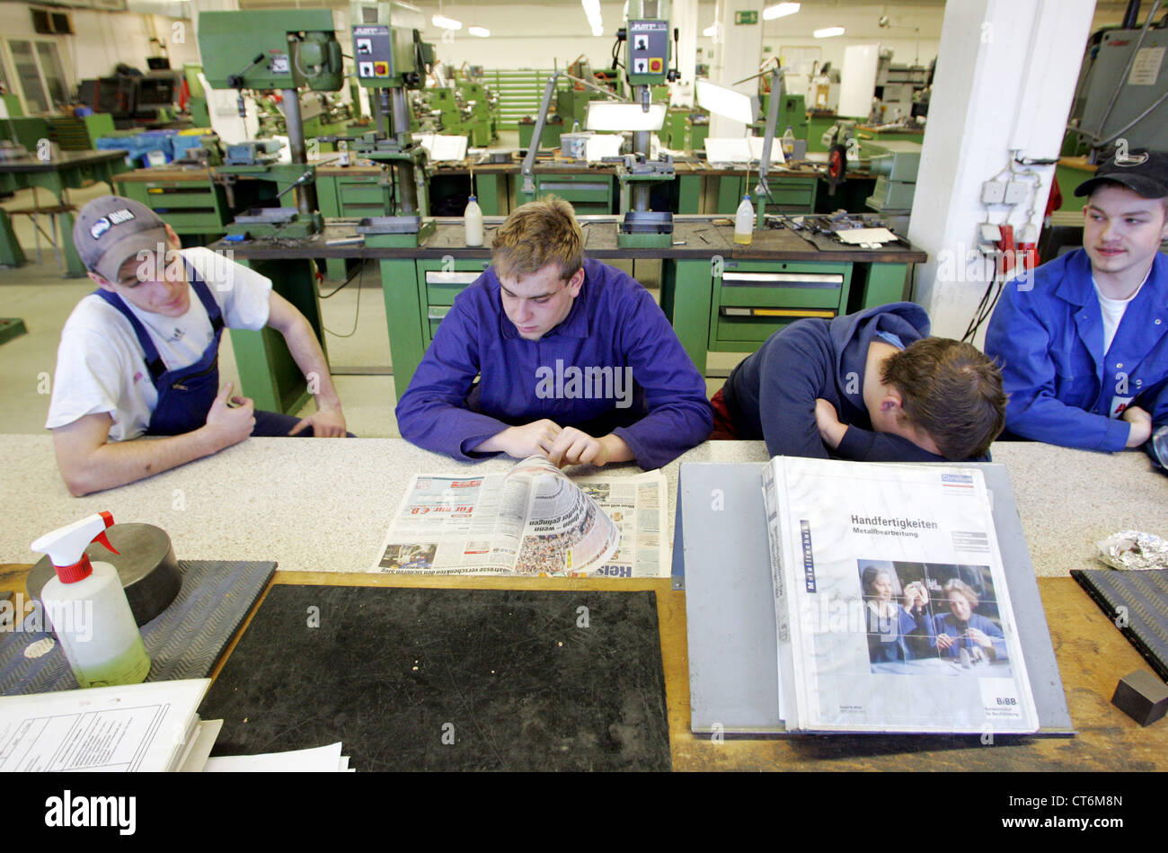ABB training workshop Pankow Stock Photo - Alamy