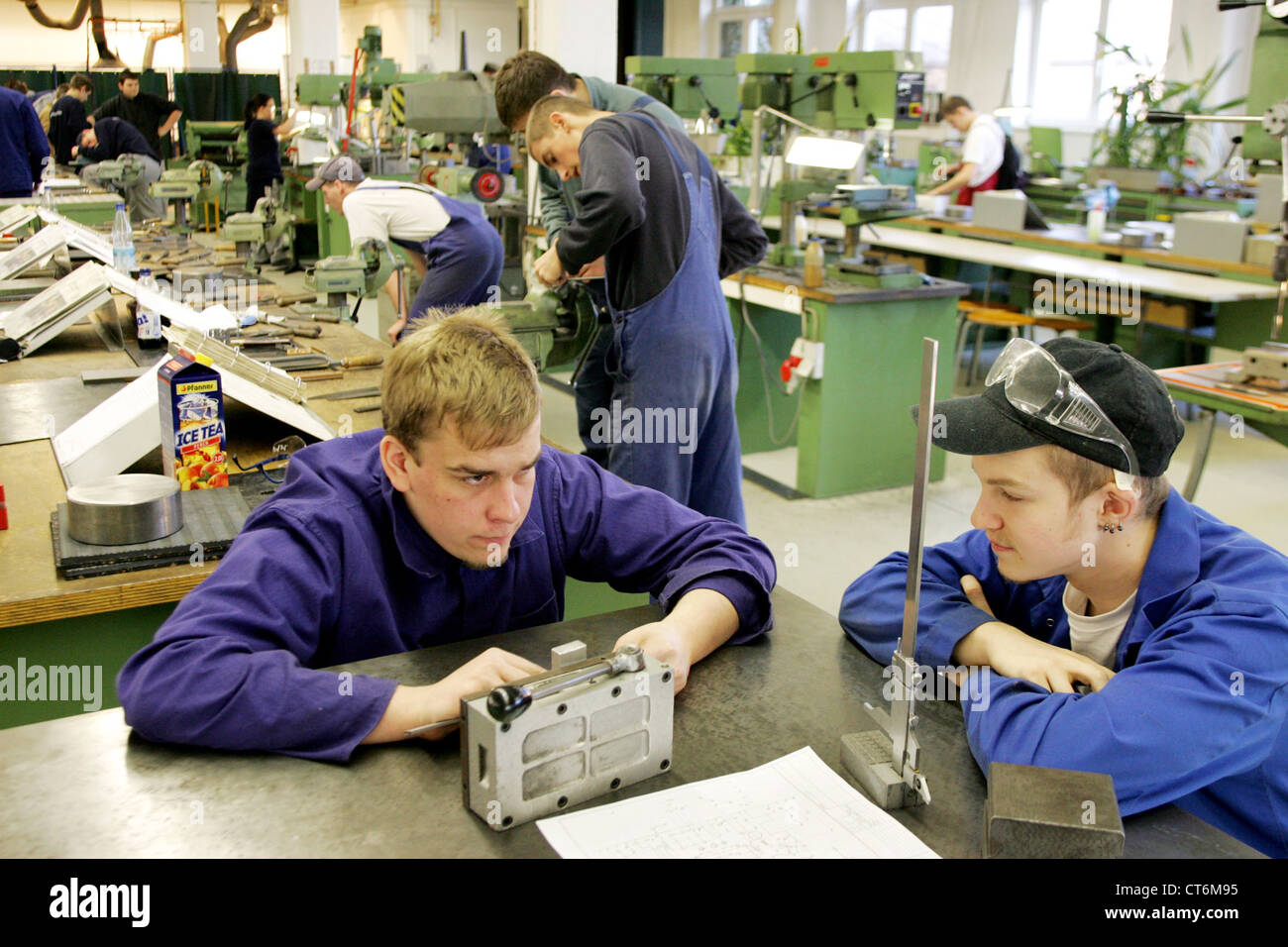 ABB training workshop Pankow Stock Photo - Alamy