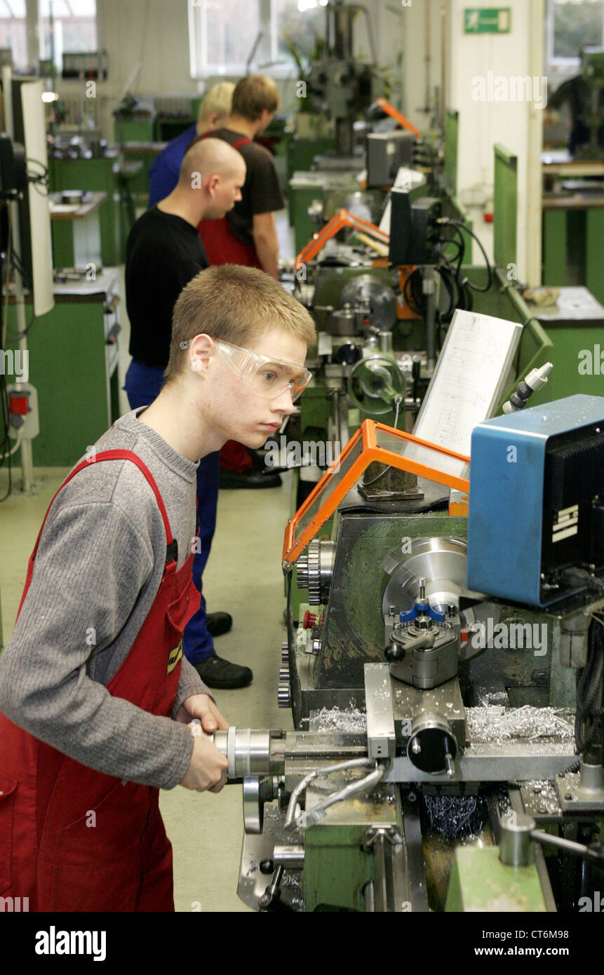 ABB training workshop Pankow Stock Photo - Alamy