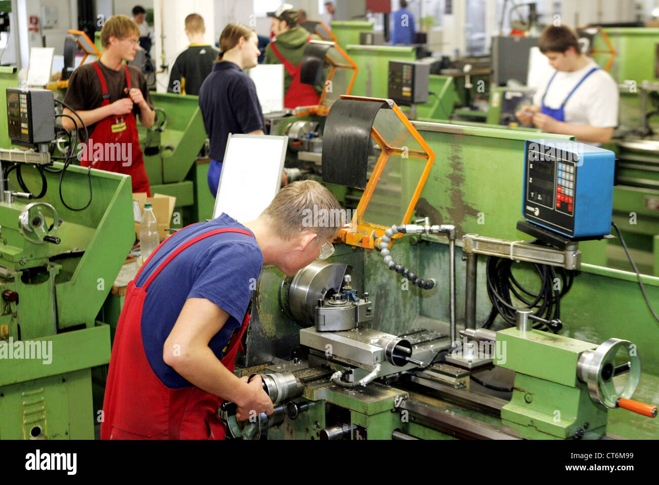 ABB training workshop Pankow Stock Photo - Alamy