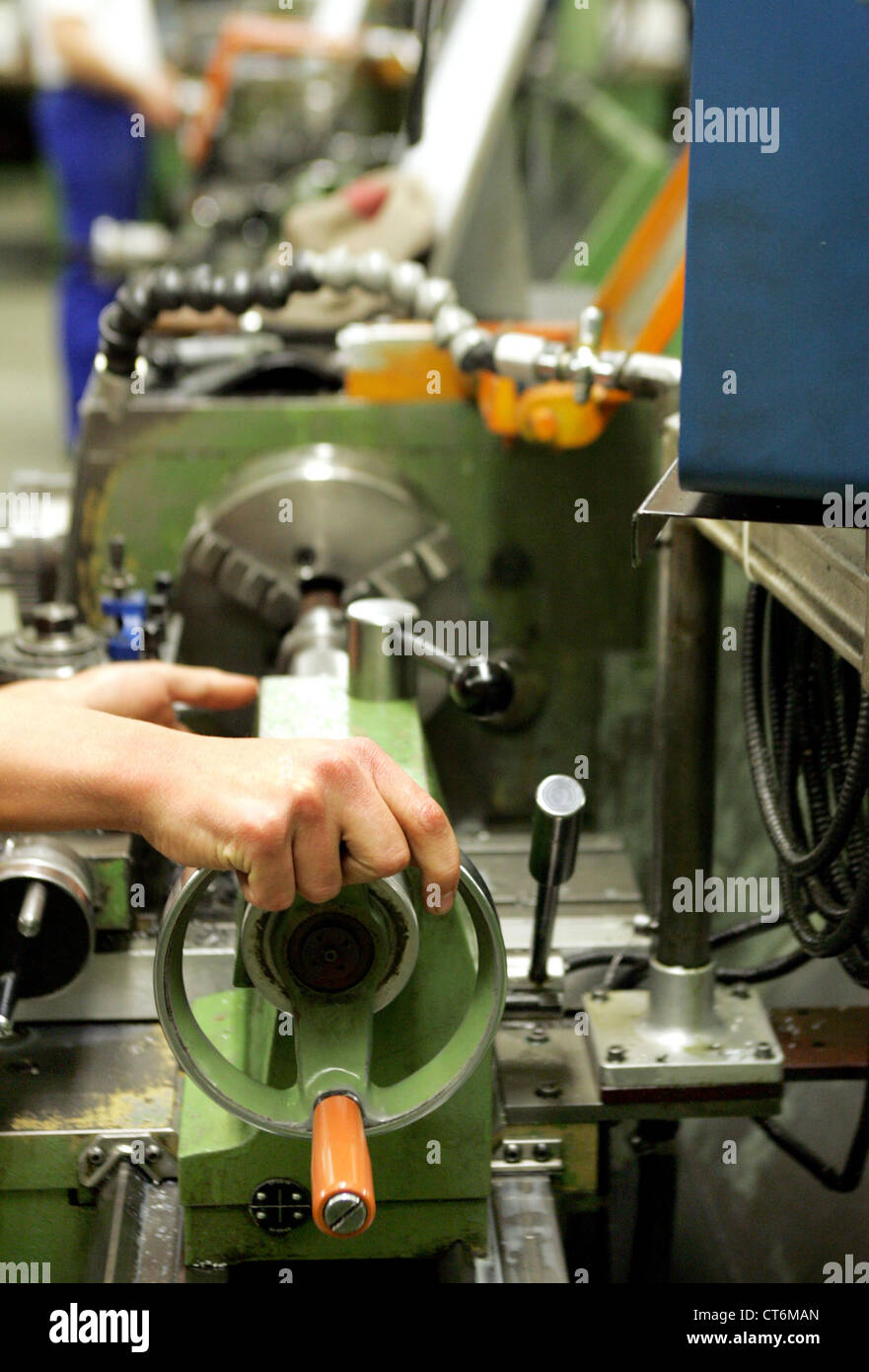 ABB training workshop Pankow Stock Photo - Alamy