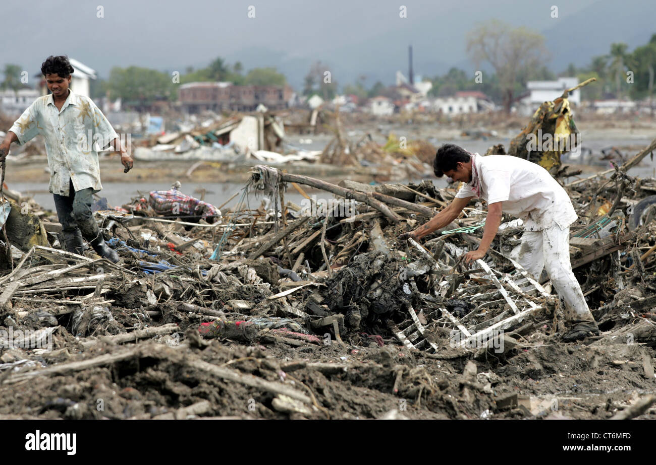 Banda Aceh after the tsunami Stock Photo - Alamy
