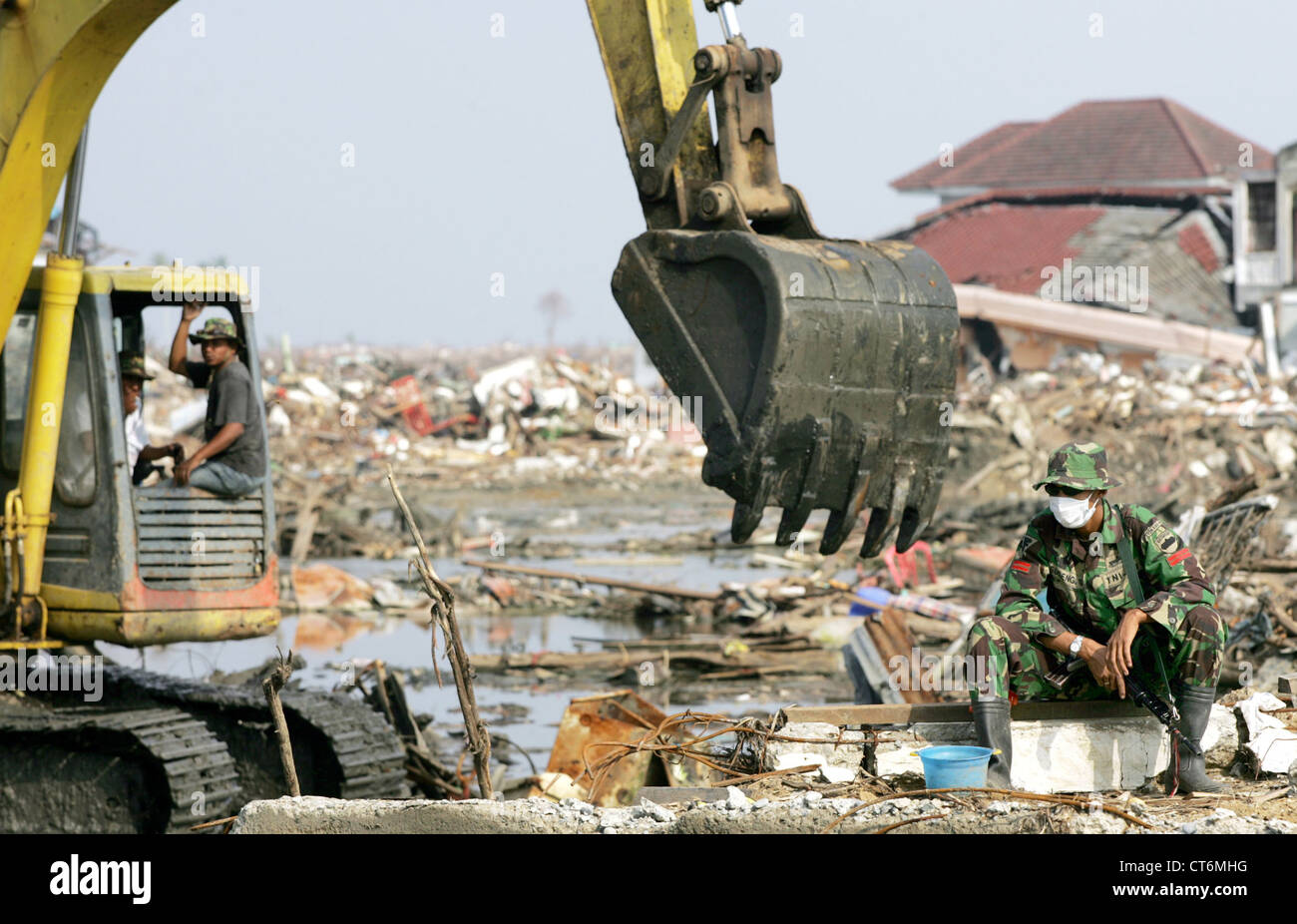 Banda Aceh after the tsunami Stock Photo - Alamy
