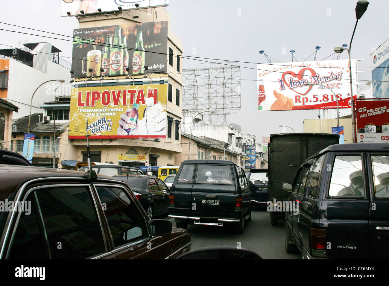 Road traffic in Medan Stock Photo - Alamy