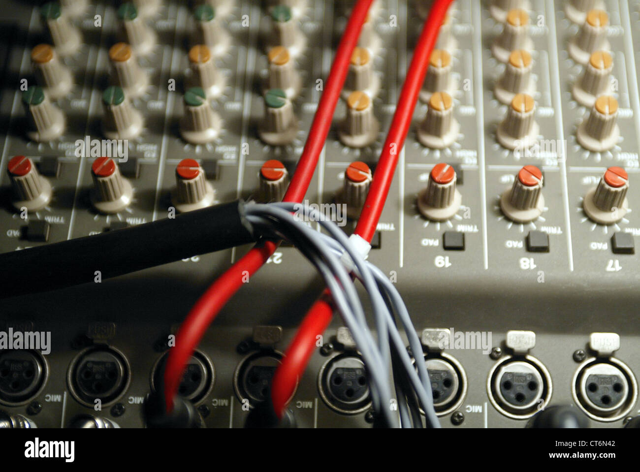 Mixing console in a recording studio Stock Photo - Alamy