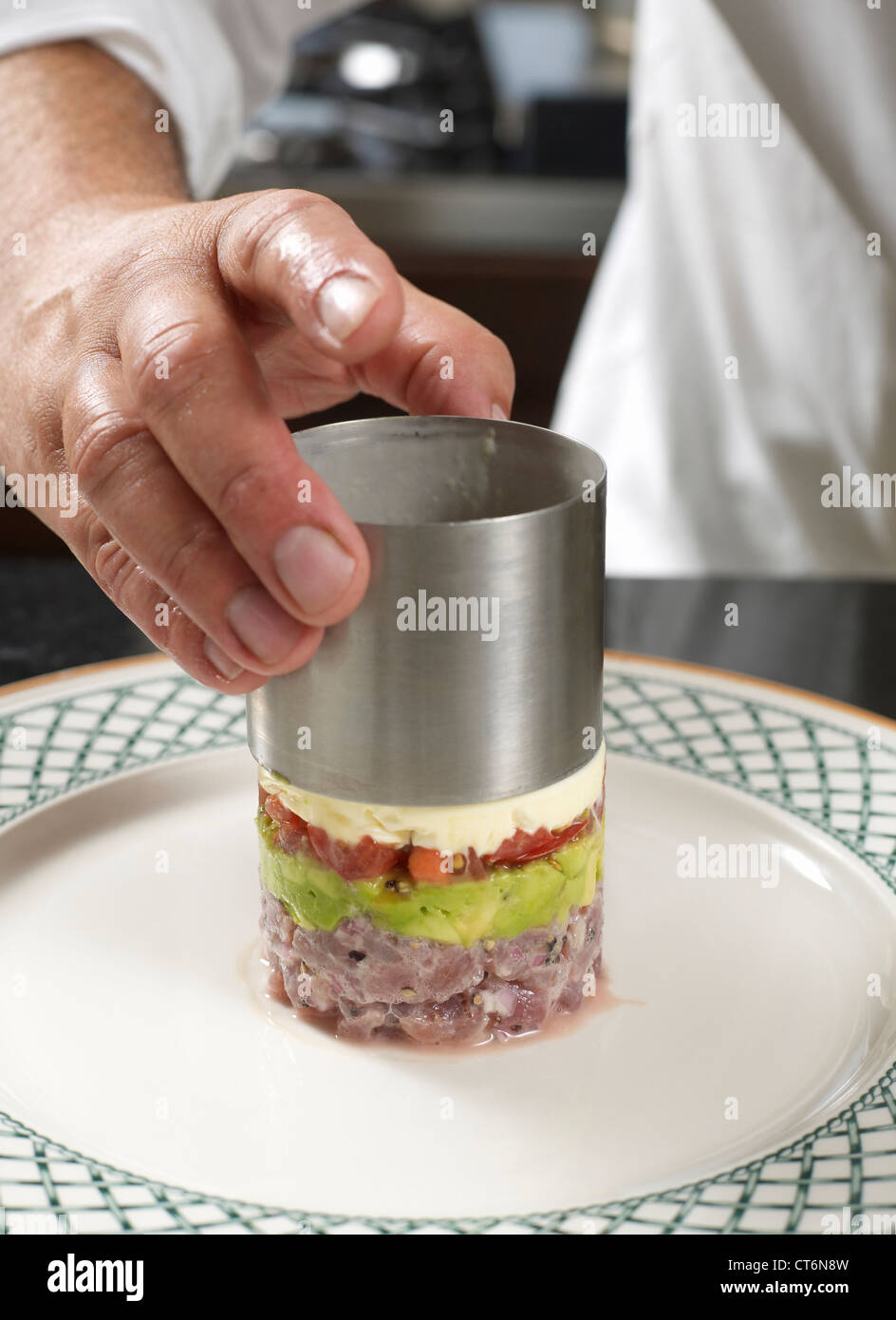 Food tower chef hi-res stock photography and images - Alamy