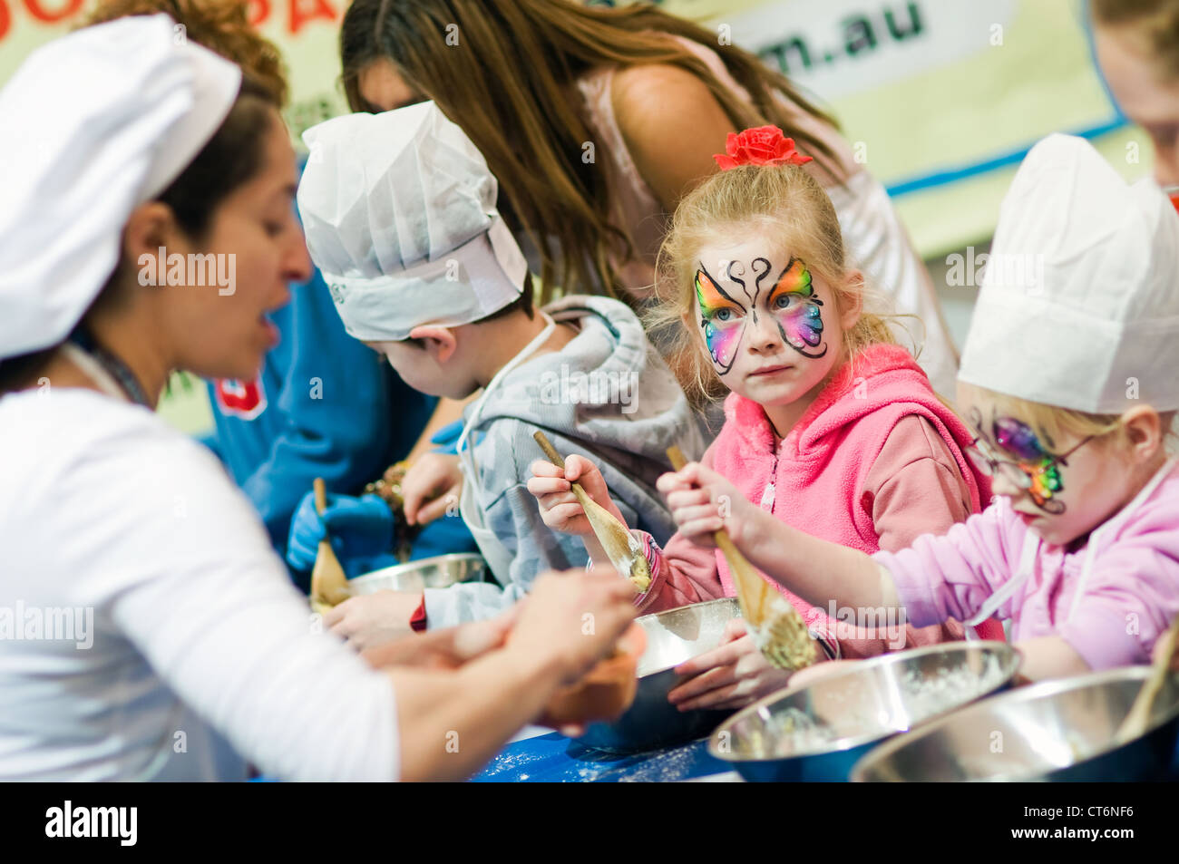 Australian kids cooking hi-res stock photography and images - Alamy