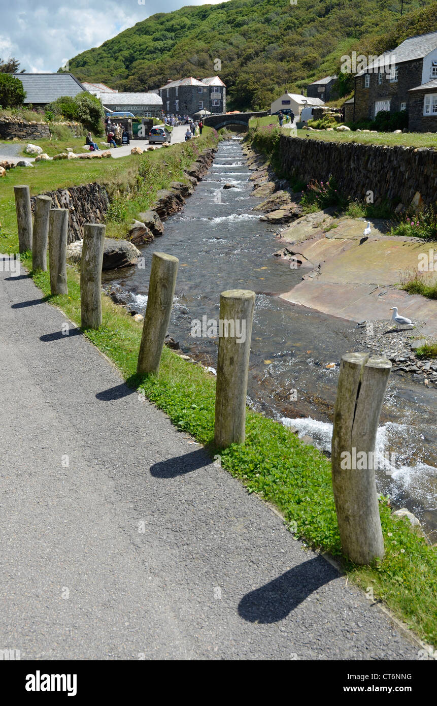 river valency boscastle cornwall Stock Photo - Alamy