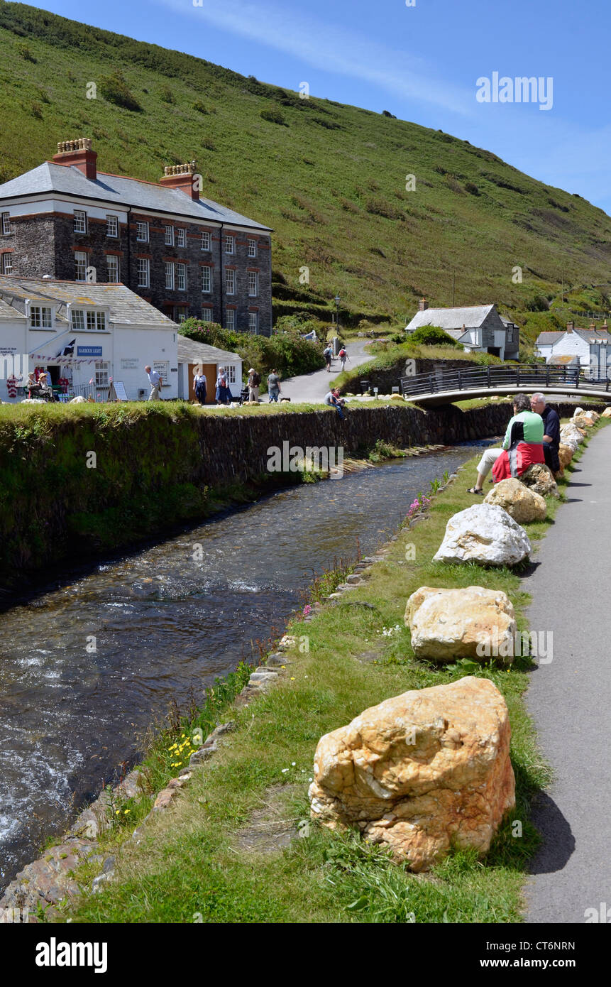 river valency boscastle cornwall Stock Photo - Alamy