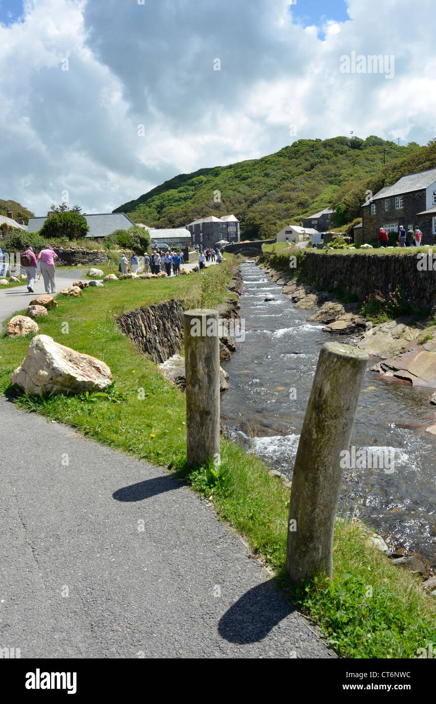 river valency boscastle cornwall Stock Photo - Alamy