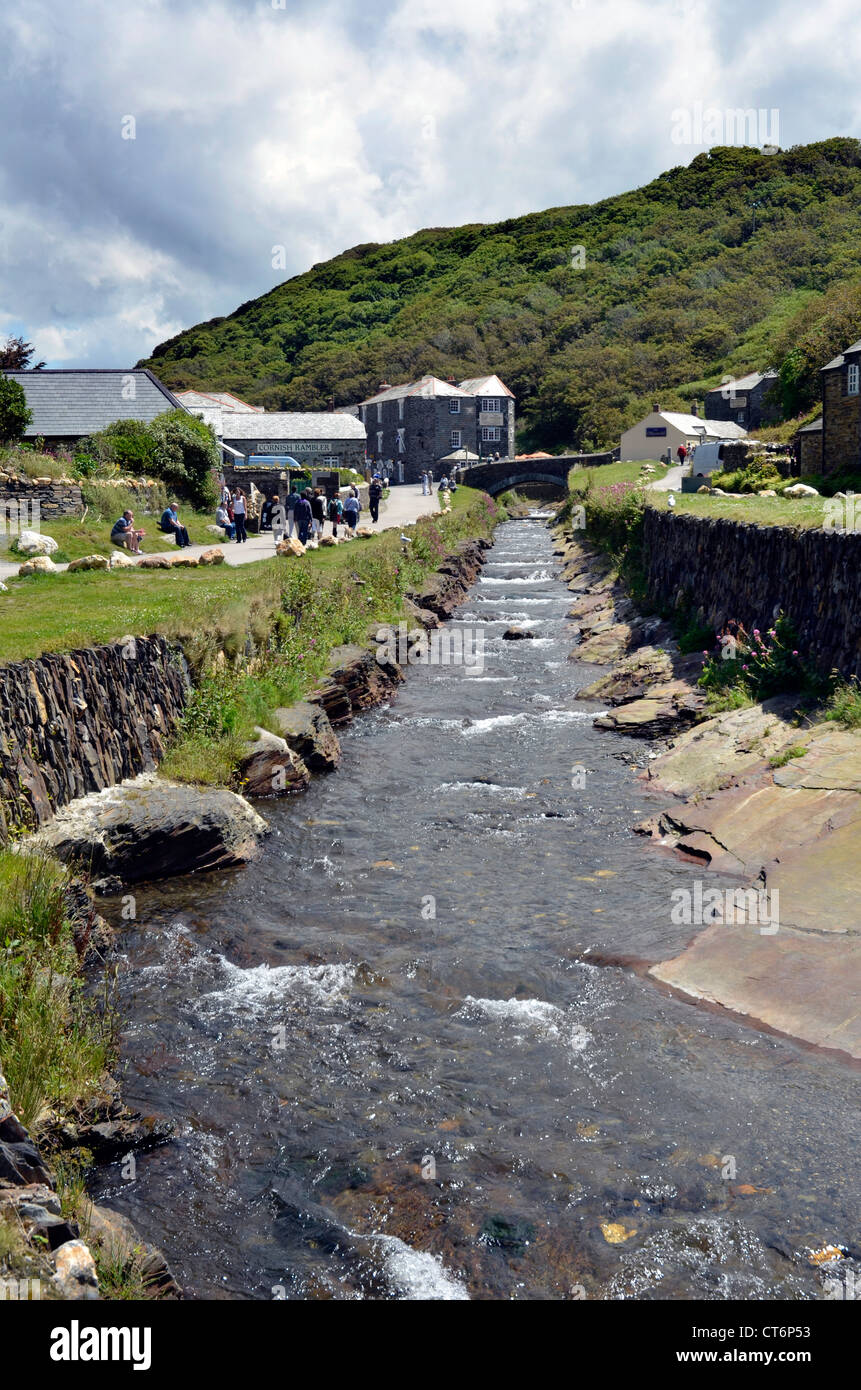 river valency boscastle cornwall Stock Photo - Alamy