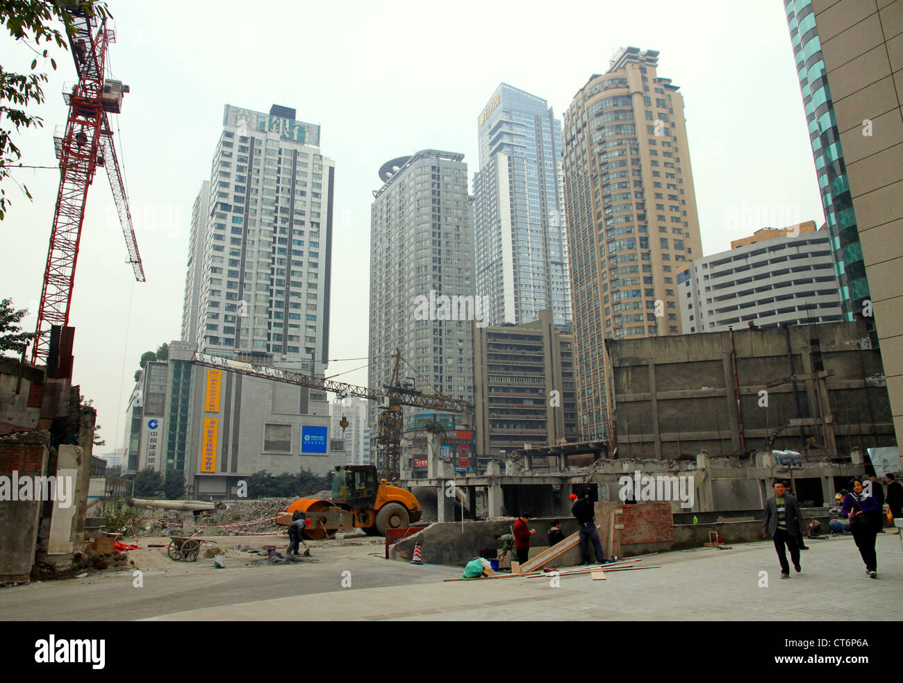 Chinese construction site hi-res stock photography and images - Alamy