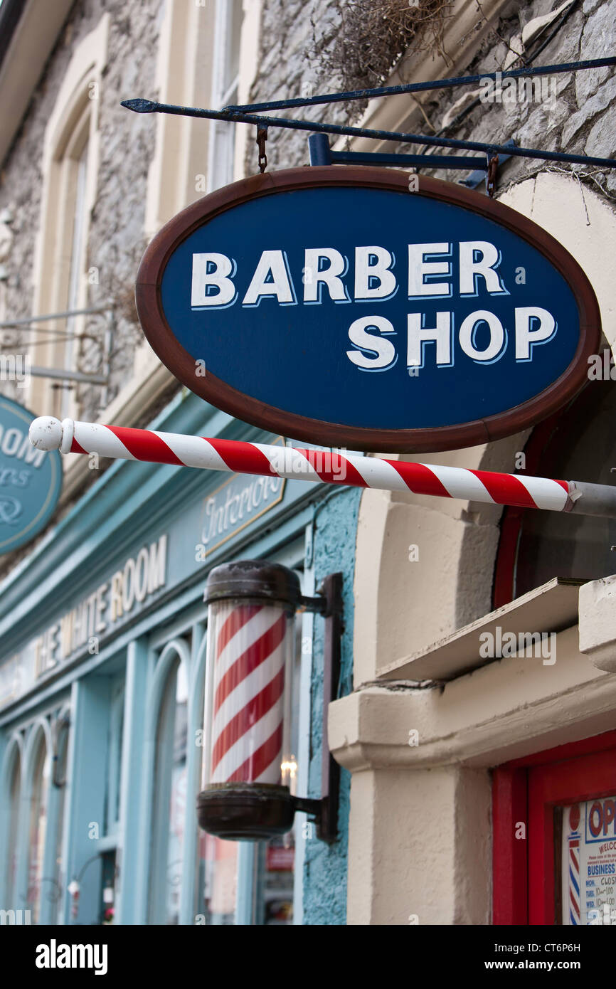 Multi-coloured shop fronts with interesting street signs in Kenmare ...