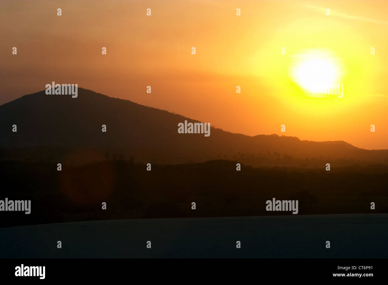 Sunset in Brazil Stock Photo - Alamy