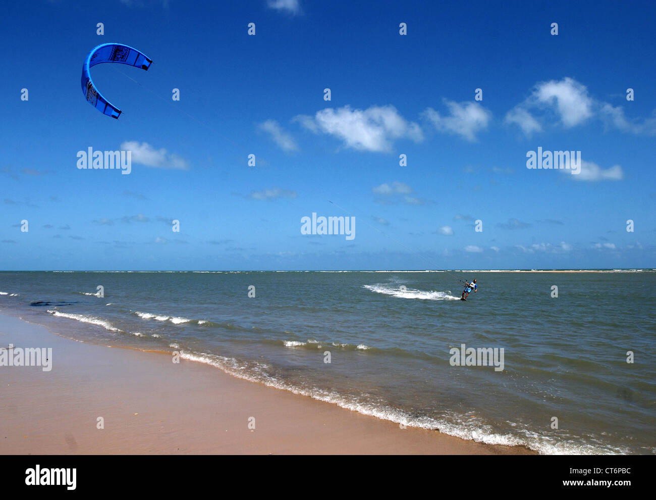 Kitesurfer in Brazil Stock Photo - Alamy