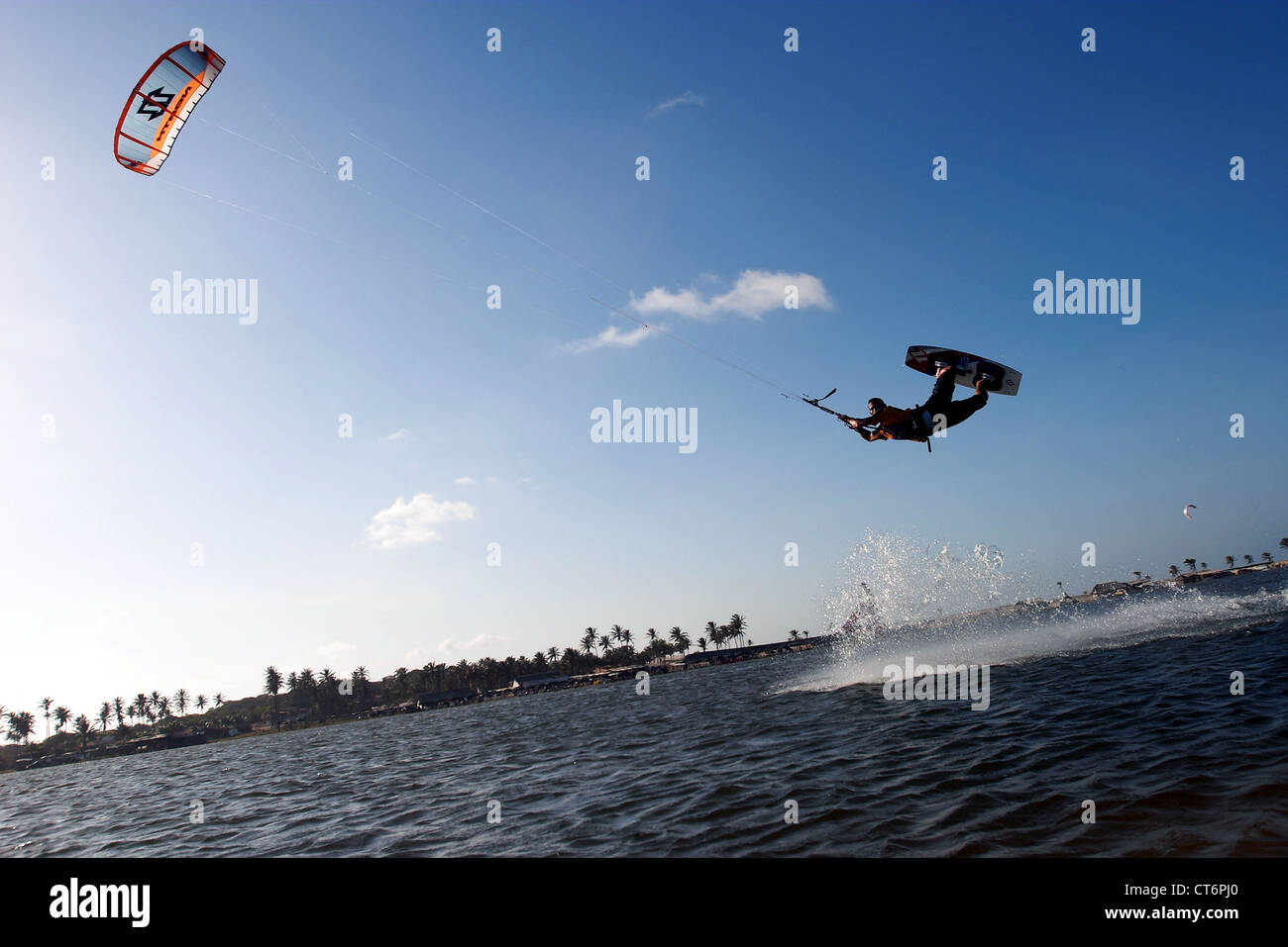 Kitesurfer in Brazil Stock Photo - Alamy