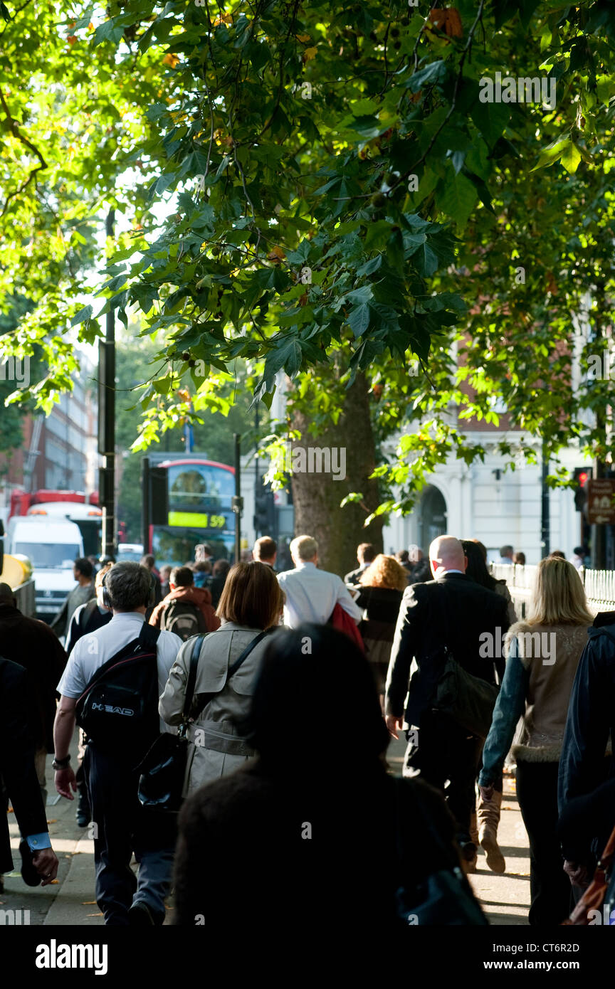 People Walking Street London High Resolution Stock Photography and ...