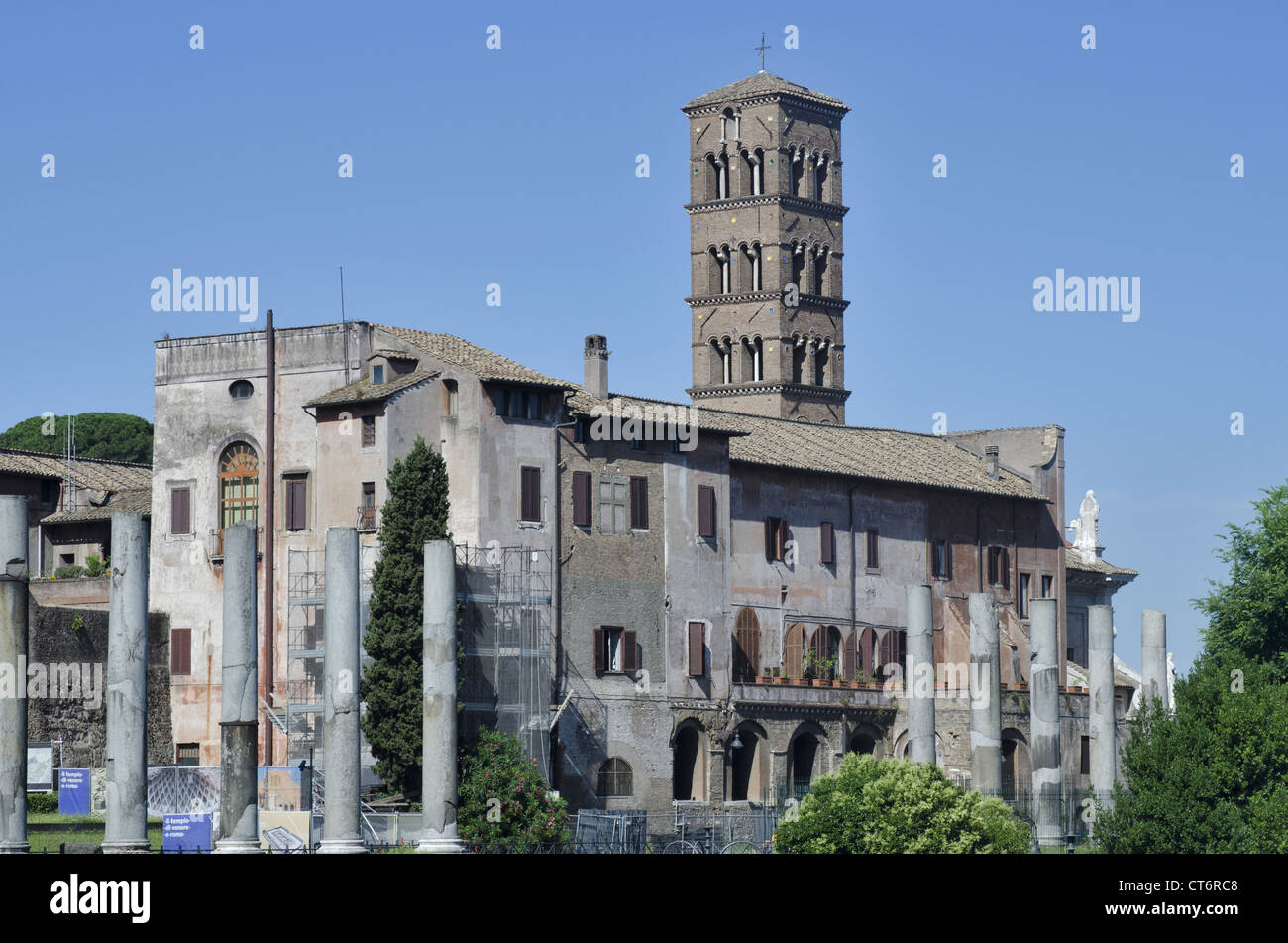 Temple of Venus and Roma, the largest temple in Ancient Rome, Italy ...