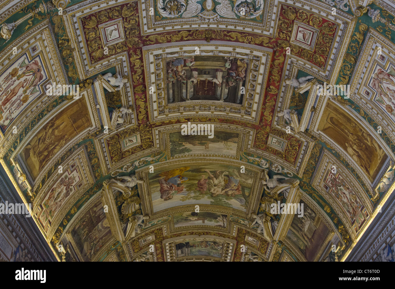 Ceiling of Vatican museum, Vatican City Stock Photo - Alamy