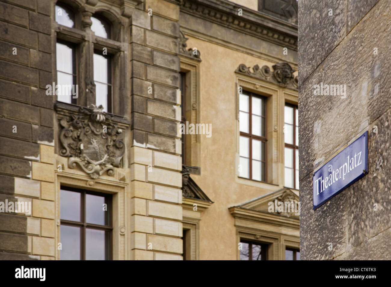 Theaterplatz, Dresden, Saxony, Germany Stock Photo - Alamy