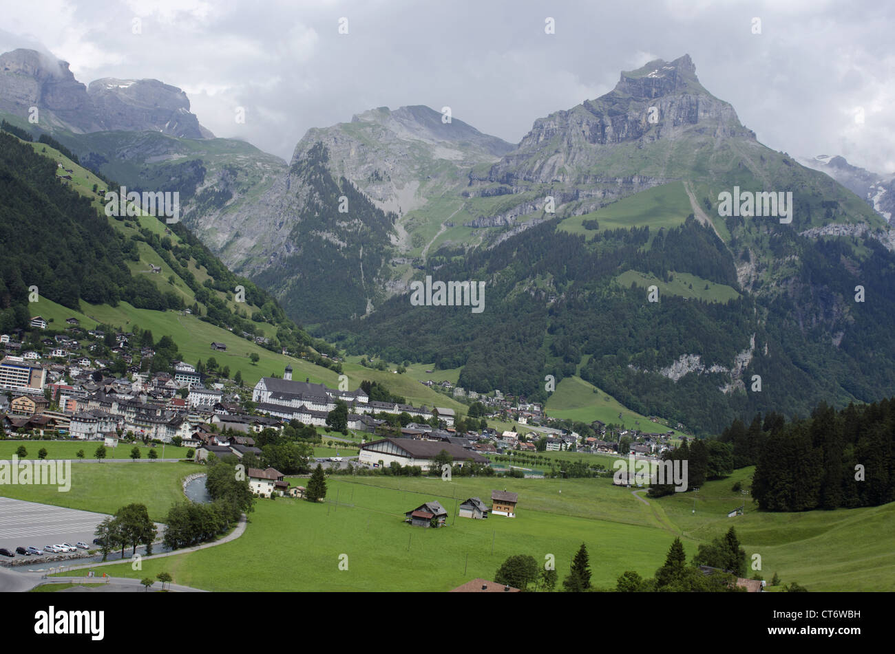 Landscape of Alps Mountain, Engelberg, Switzerland Stock Photo - Alamy
