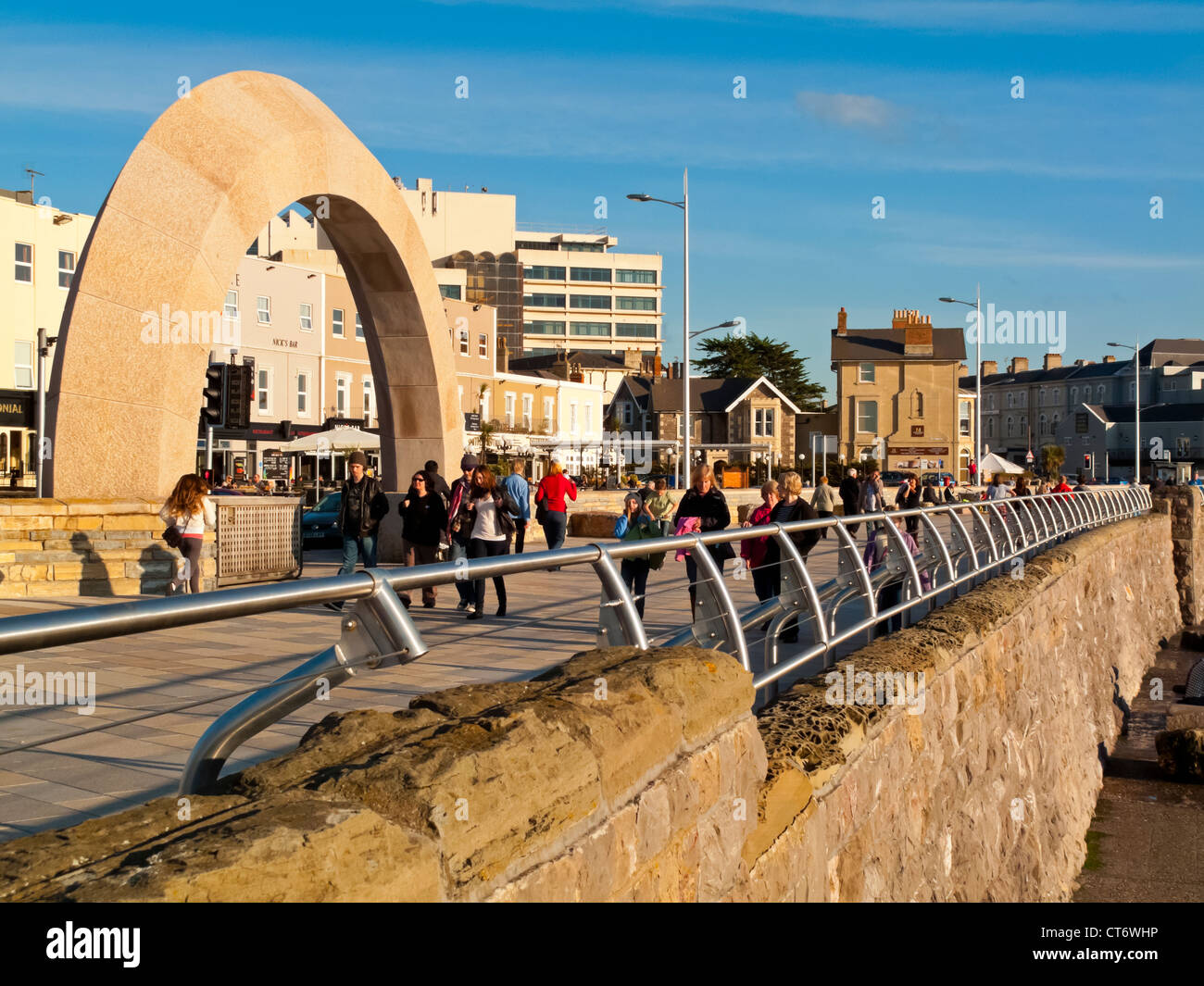 The Promenade at Weston Super Mare a popular seaside resort on the ...