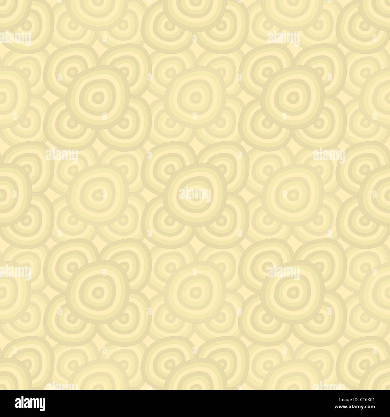 Seamless Background - beige circles Stock Photo - Alamy