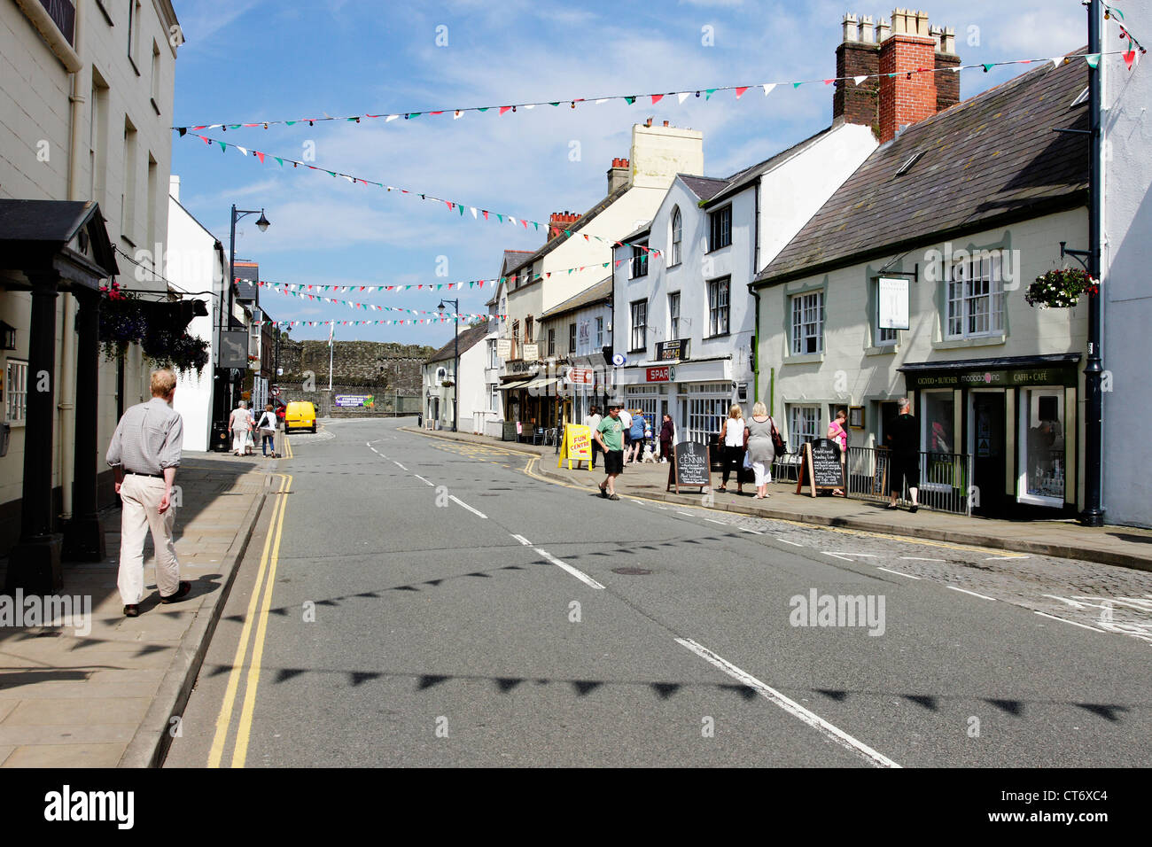 The picturesque seaside town of Beaumaris on the Isle of Anglesey ...