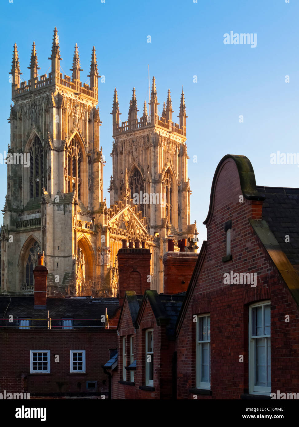 York minster rooftops hi-res stock photography and images - Alamy
